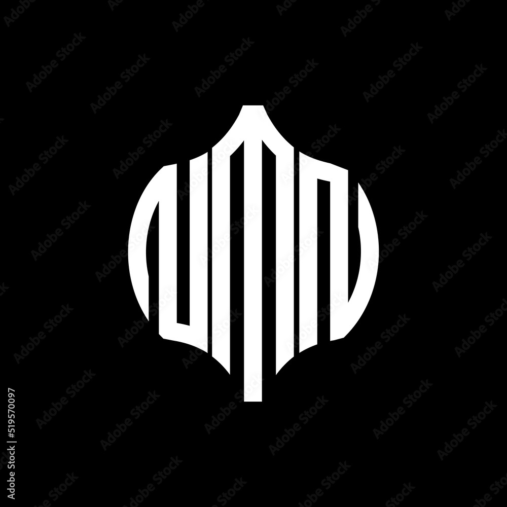 NMN letter logo. NMN best black background vector image. NMN Monogram ...