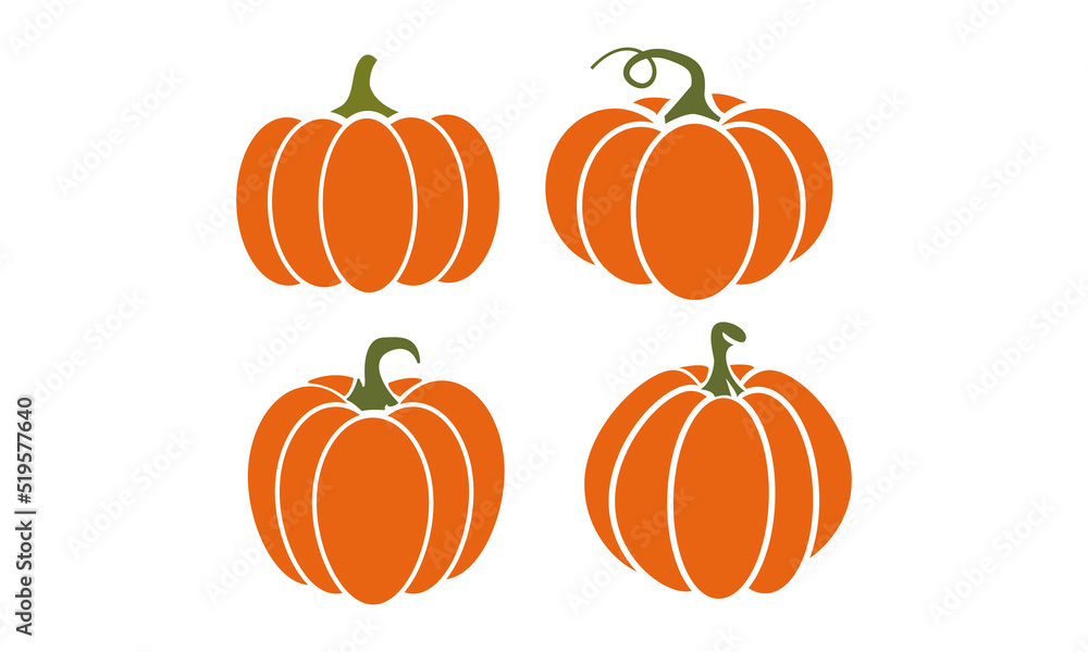 Four Bundle Pumpkin Bundle for Autumn- Pumpkin Vector and Clip Art ...