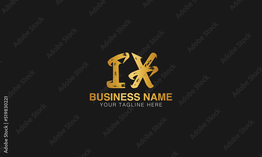 IX initial logo | initial based abstract modern minimal creative logo ...