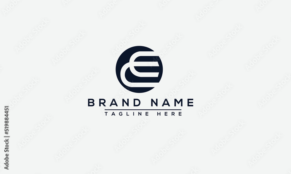 Logo design letter EC . Elegant modern. Vector template. Stock Vector ...