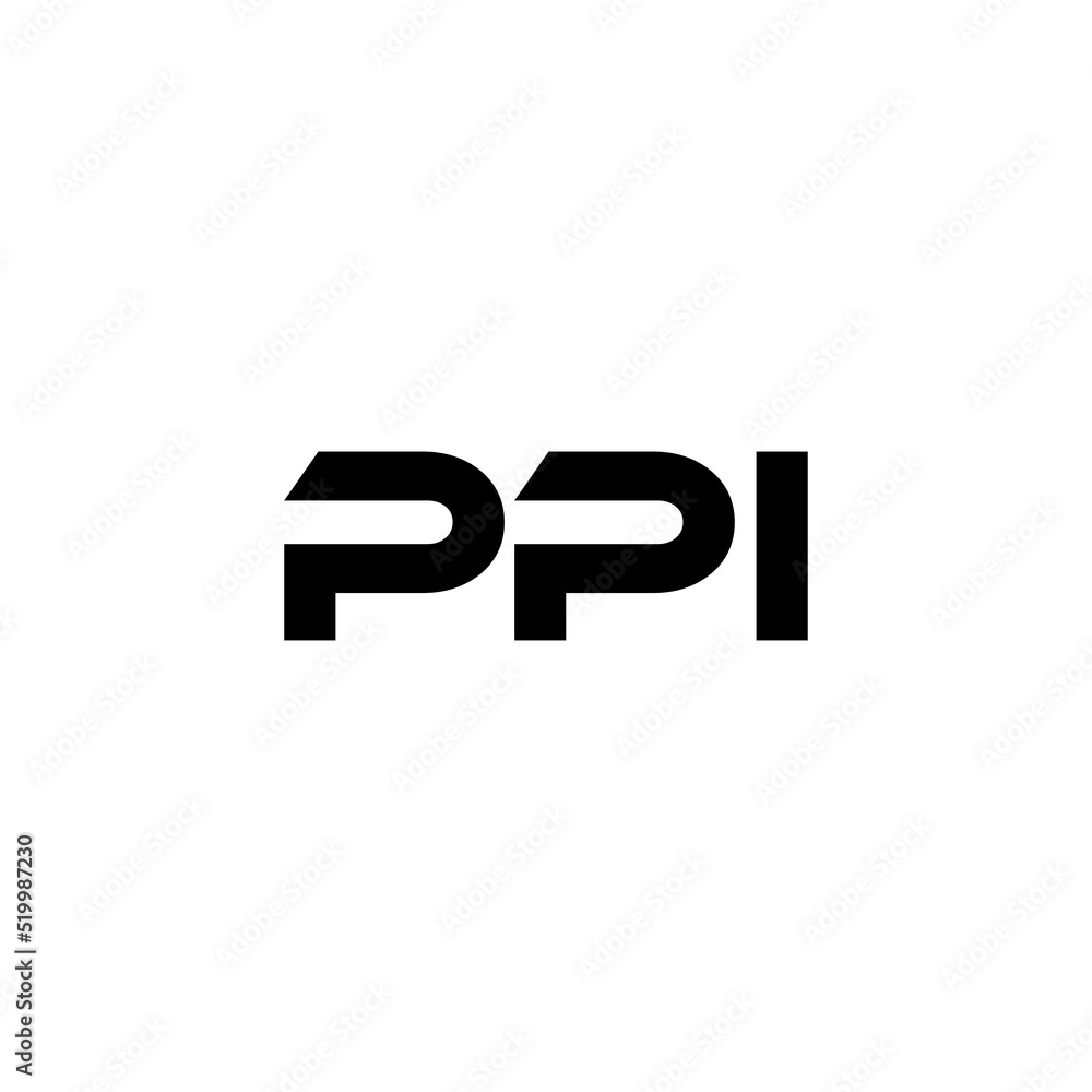 Stock-Vektorgrafik „PPI letter logo design with white background in ...
