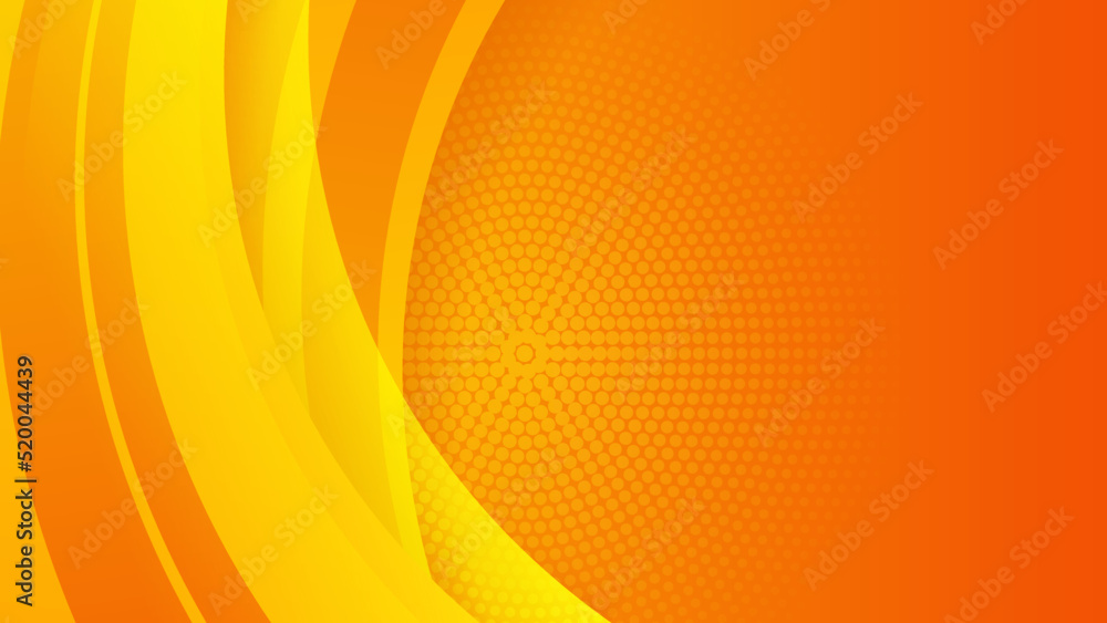 Modern orange and yellow gradient abstract background. Design for ...