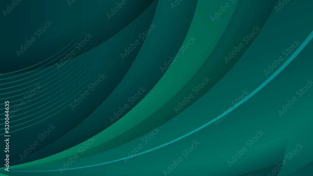 Modern dark green abstract geometric background wallpaper design ...