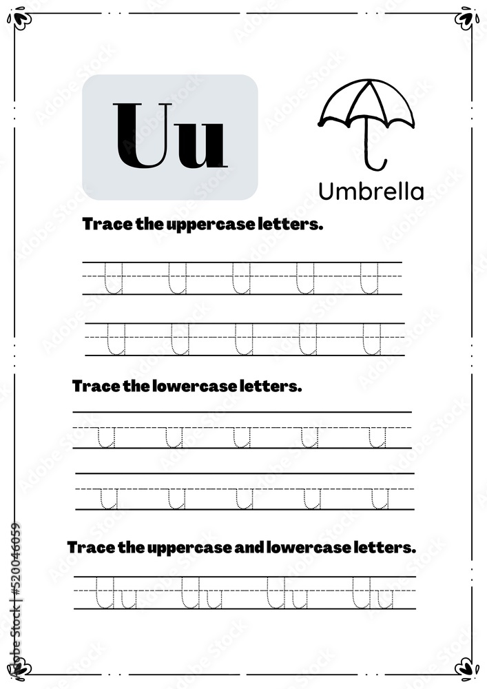 Stock-Illustration „High Resolution Letter A to Z Alphabets Tracing ...