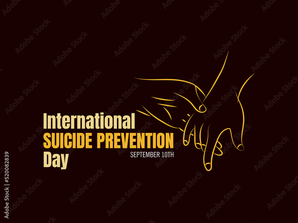 World Suicide Prevention Day concept Design for poster, greeting card ...