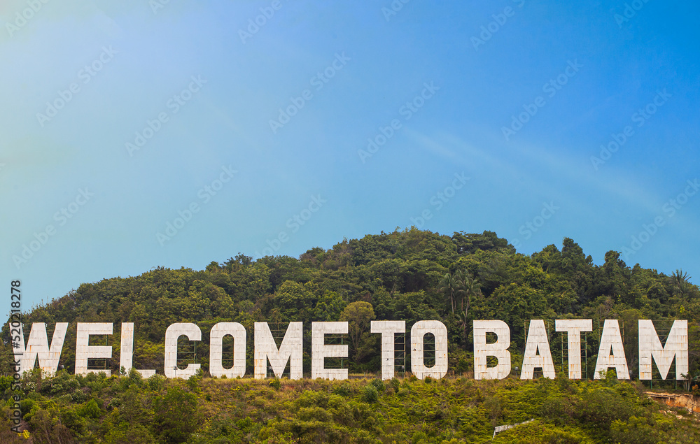Welcome to Batam, a landmark to welcome tourists visiting Batam City ...