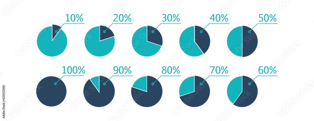 Infographic elements. Diagram progress bar. Flat vector process ...