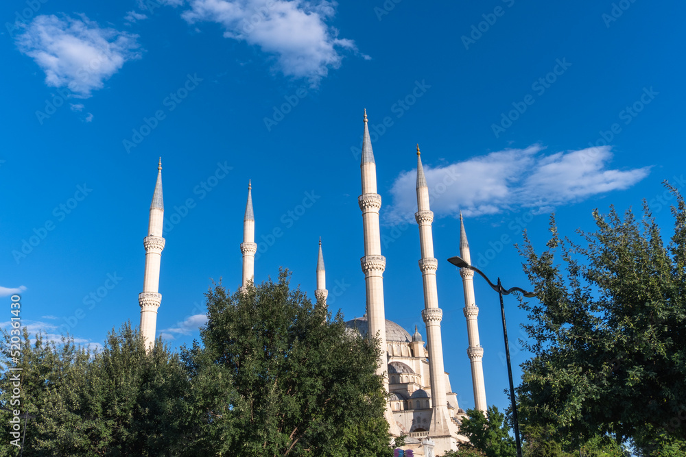 Adana Central Mosque, one of the largest mosques in Turkey Stock Photo ...