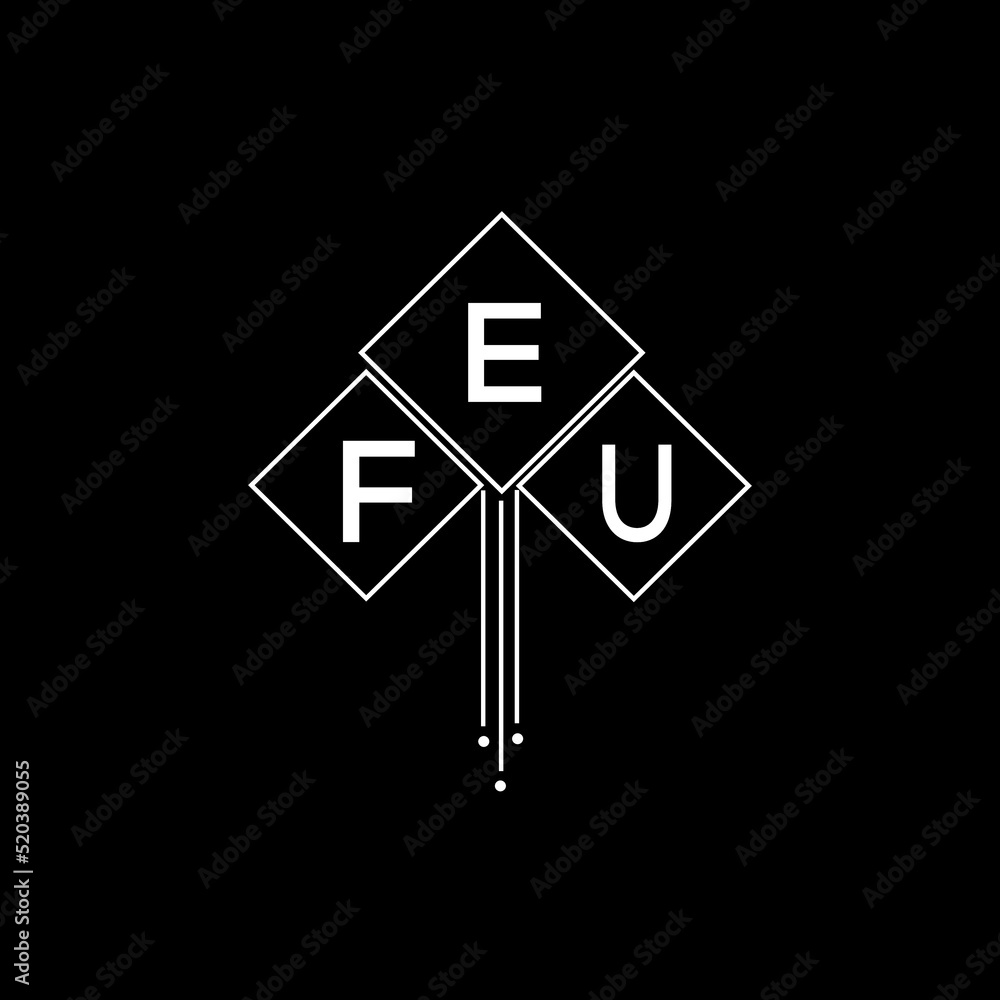 FDU letter logo design with white background in illustrator, FDU vector ...