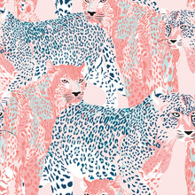 Pink Leopard Poster Free Stock Photo - Public Domain Pictures