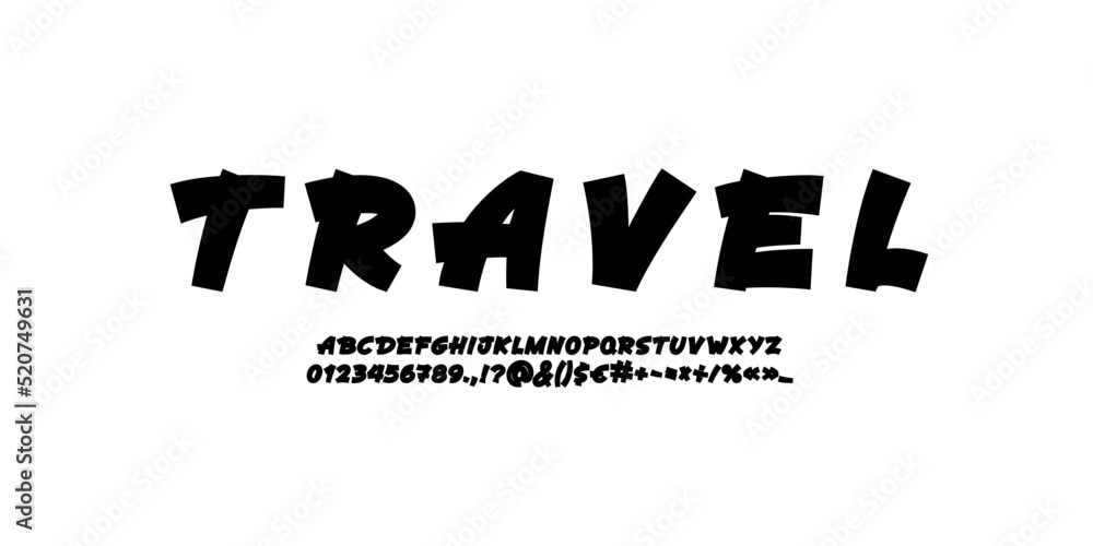 Comic bold font, script alphabet, calligraphy cursive typeface, vector ...