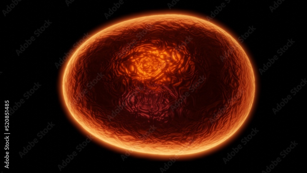 Ilustración de Stock Cells fusing together. Two transparent spheres ...