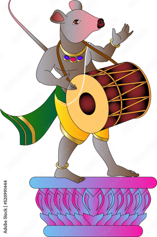 'Swagat' means welcome in Hindi Marathi. 'Mushak' or lord Gajanana ...