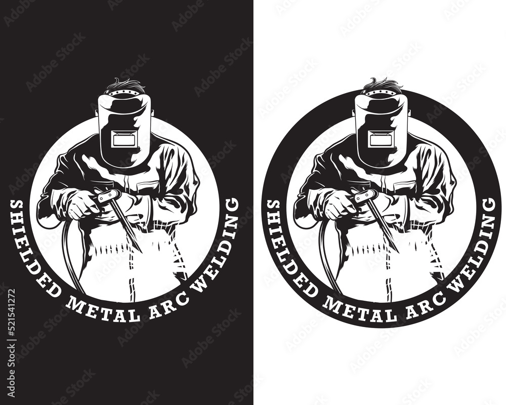 Arc Welding Logo Welding Electrode Stock Illustrations – 1,459