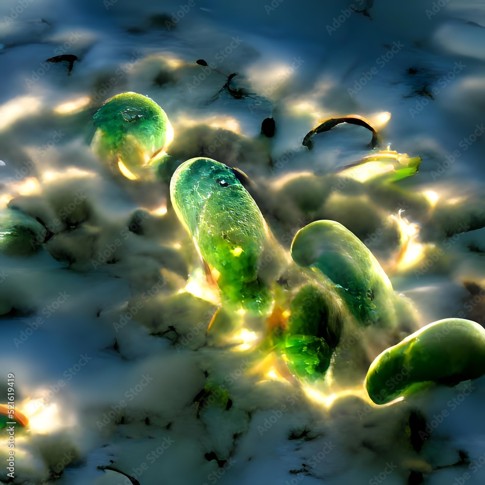 Scientific image of bacteria Citrobacter, Gram-negative bacteria ...