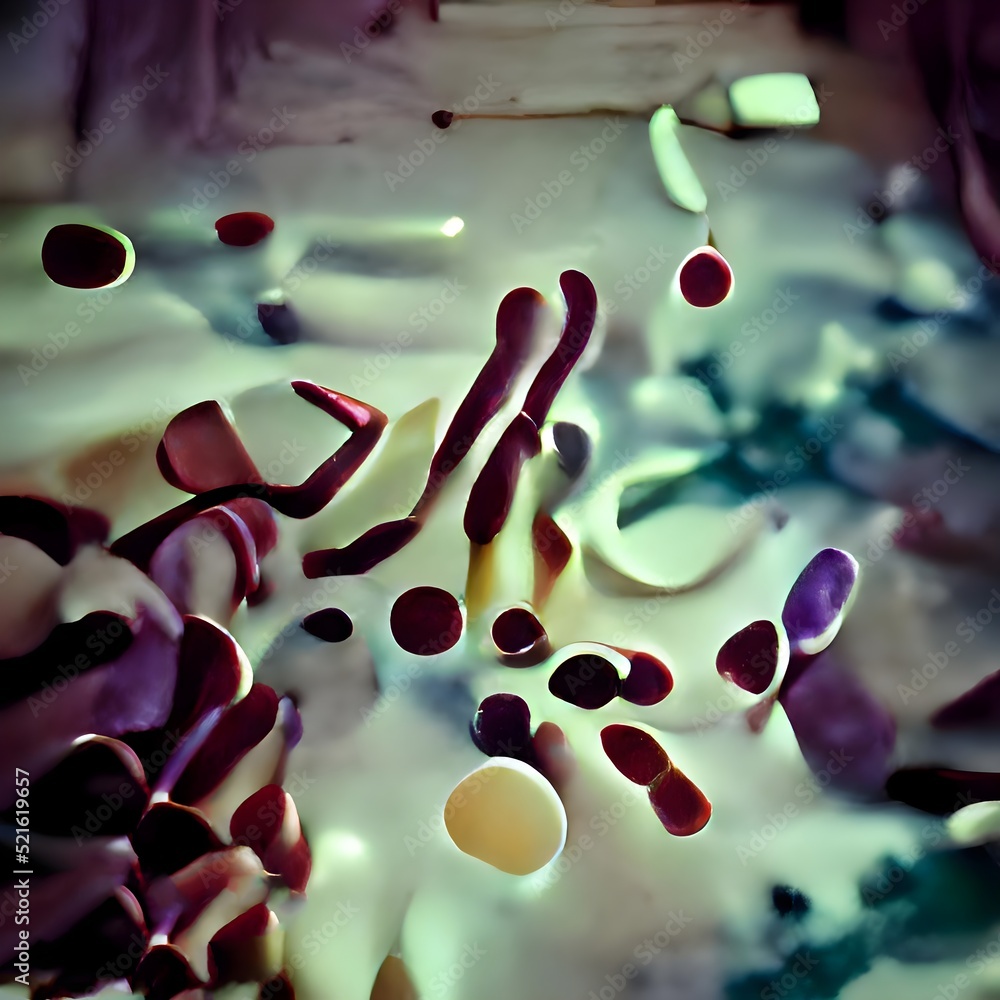 Scientific image of bacteria Citrobacter, Gram-negative bacteria ...