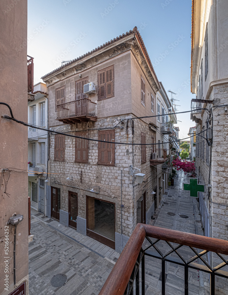 Nafplio, a coastal port town, an important tourist destination, capital ...