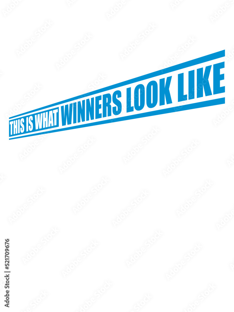 What Winners Look Like Stock Vector | Adobe Stock