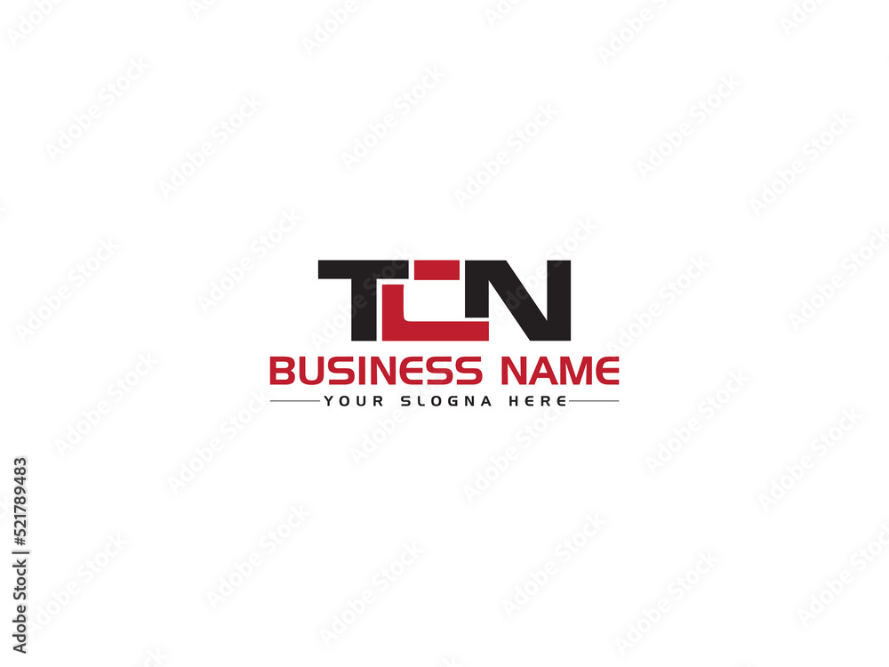 Initial TCN Logo Letter Vector, Creative TC t c n Logo Icon With ...