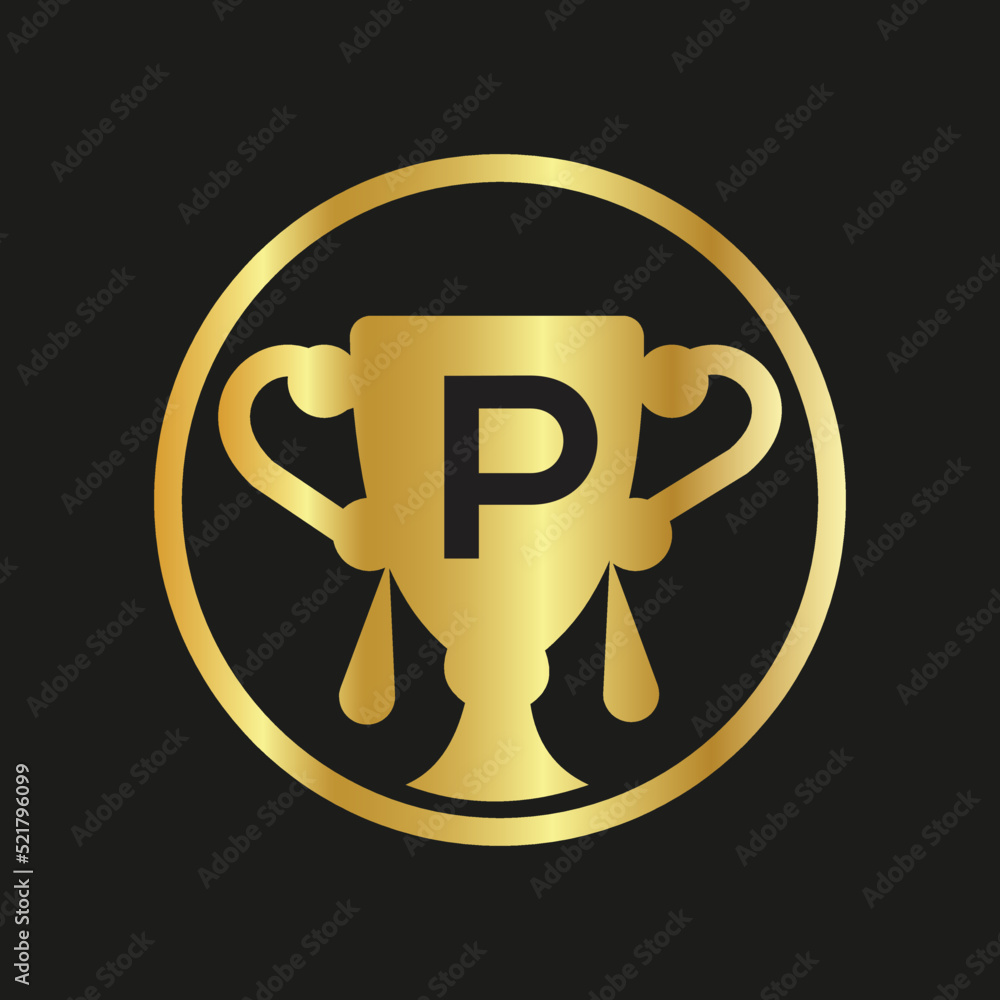 Trophy color doodle logo P latter speech bubble Employee Appreciation ...