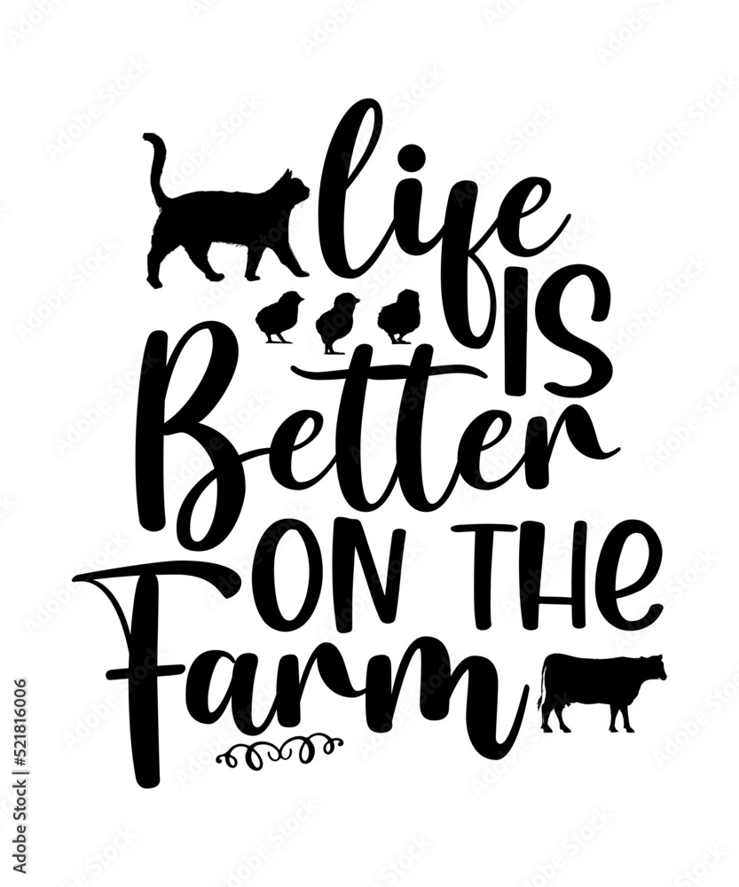 Farmhouse SVG Png Dxf Eps, Farmlife SVG Bundle, Farming Saying And ...