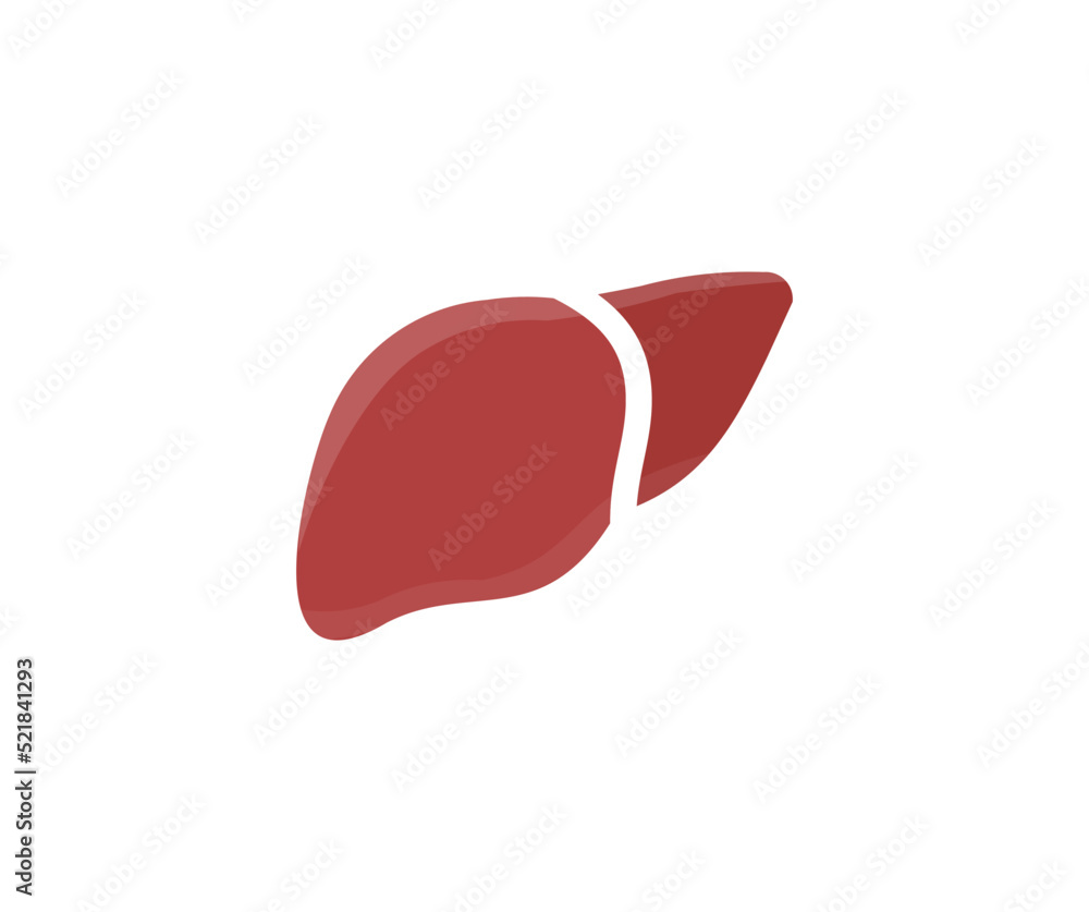 Human liver, hepatitis vaccination logo design. Awareness of prevention ...