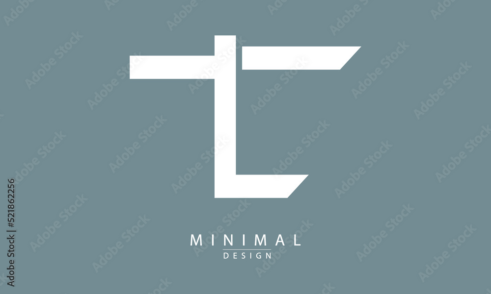 Alphabet letter icon logo TL Stock Vector | Adobe Stock