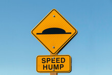 Speed Hump Sign Free Stock Photo - Public Domain Pictures