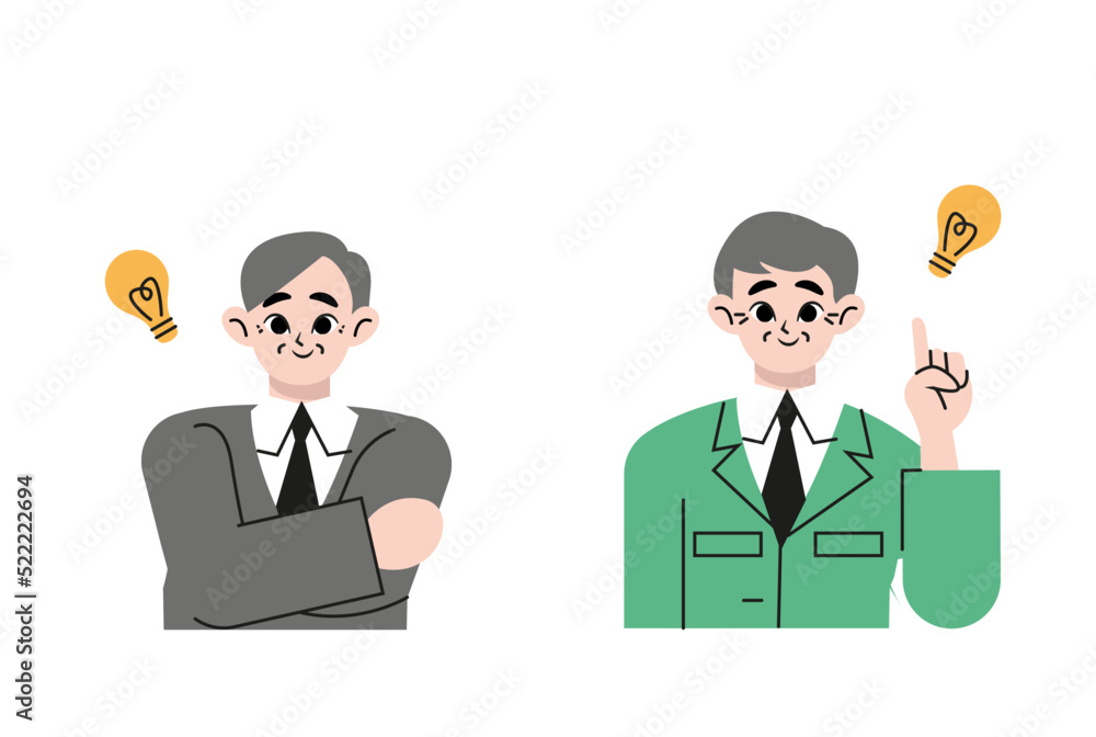 Elderly thinking. Emotions and gestures. Think not, do not understand ...