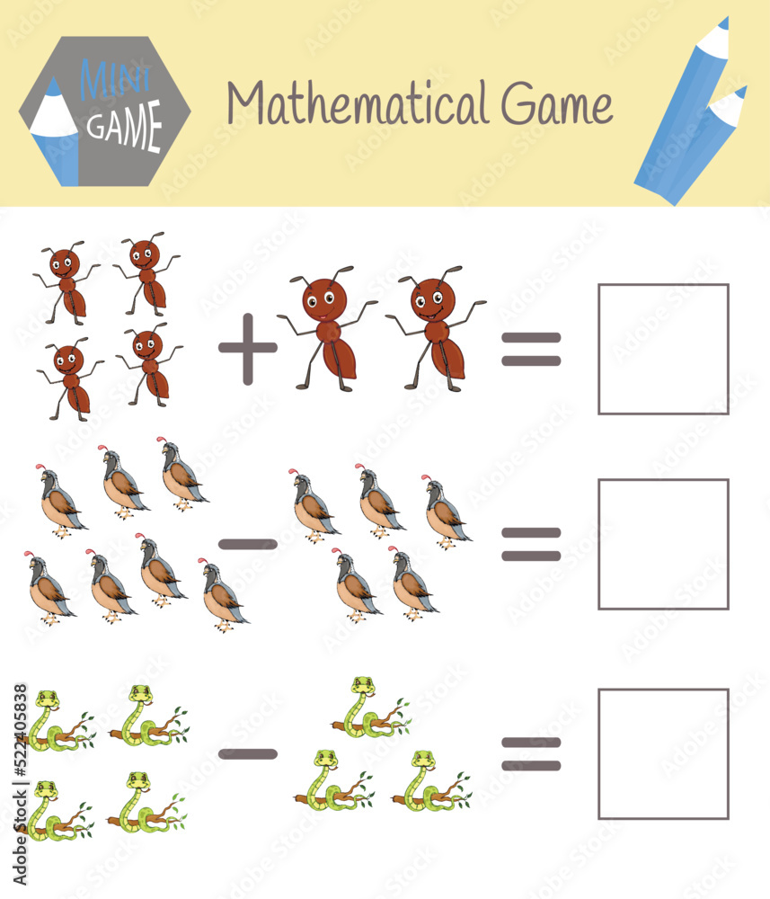 Workbook on mathematics for preschool education. Puzzles for children ...