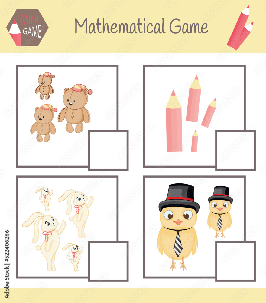 Workbook on mathematics for preschool education. Puzzles for children ...
