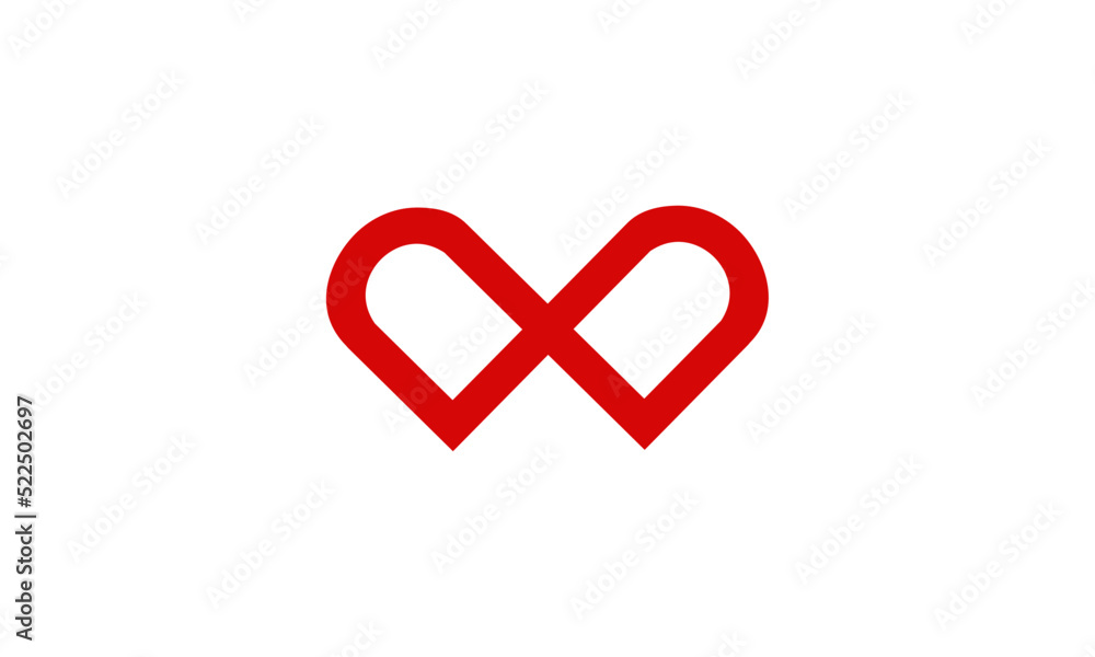 Letter B Love Logo Design, Brand Identity logos vector, modern logo ...