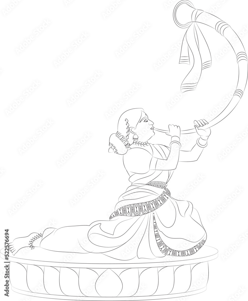 women playing traditional musical instrument tutari, on various ...