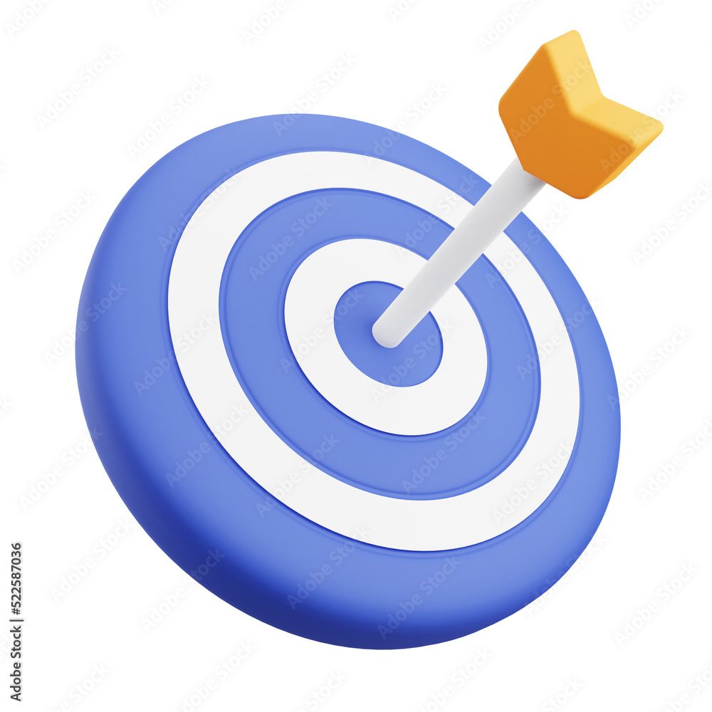 3d Target Stock Illustration | Adobe Stock