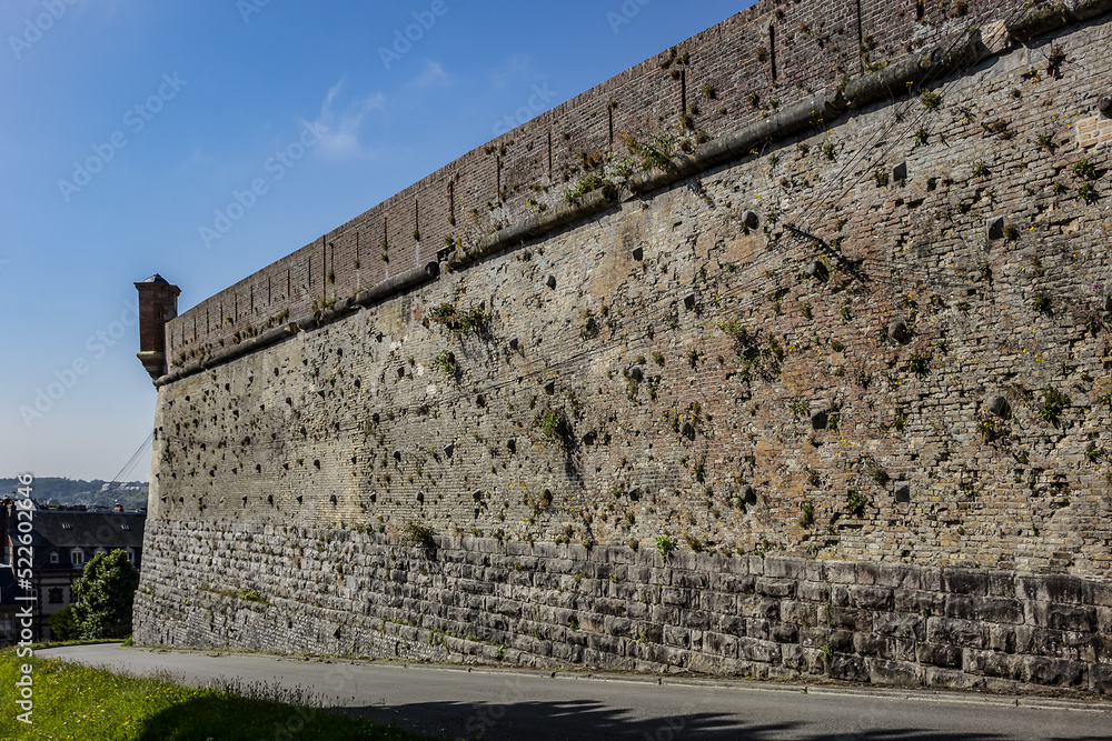 View of Dieppe Castle (Chateau de Dieppe). In 1188, King Henry II of ...