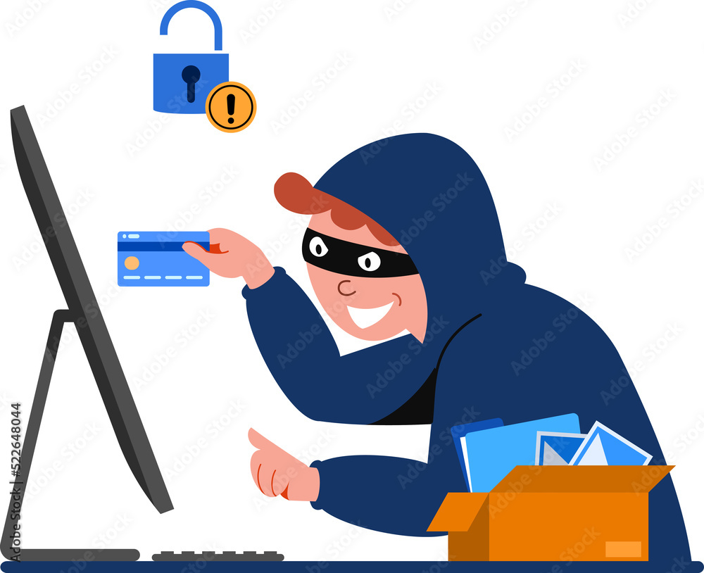 identity theft clipart Stock Illustration | Adobe Stock