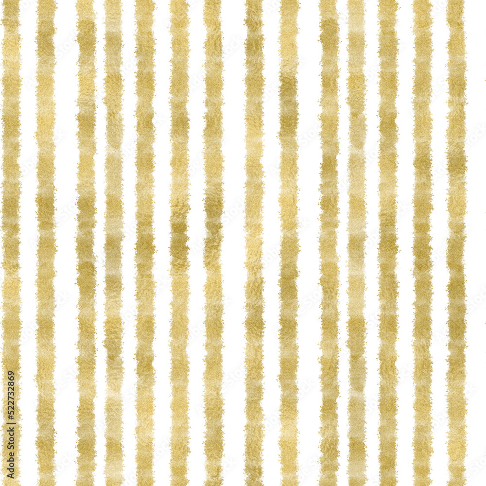 Golden whimsical lines, gold texture. Seamless repeat pattern. Isolated ...