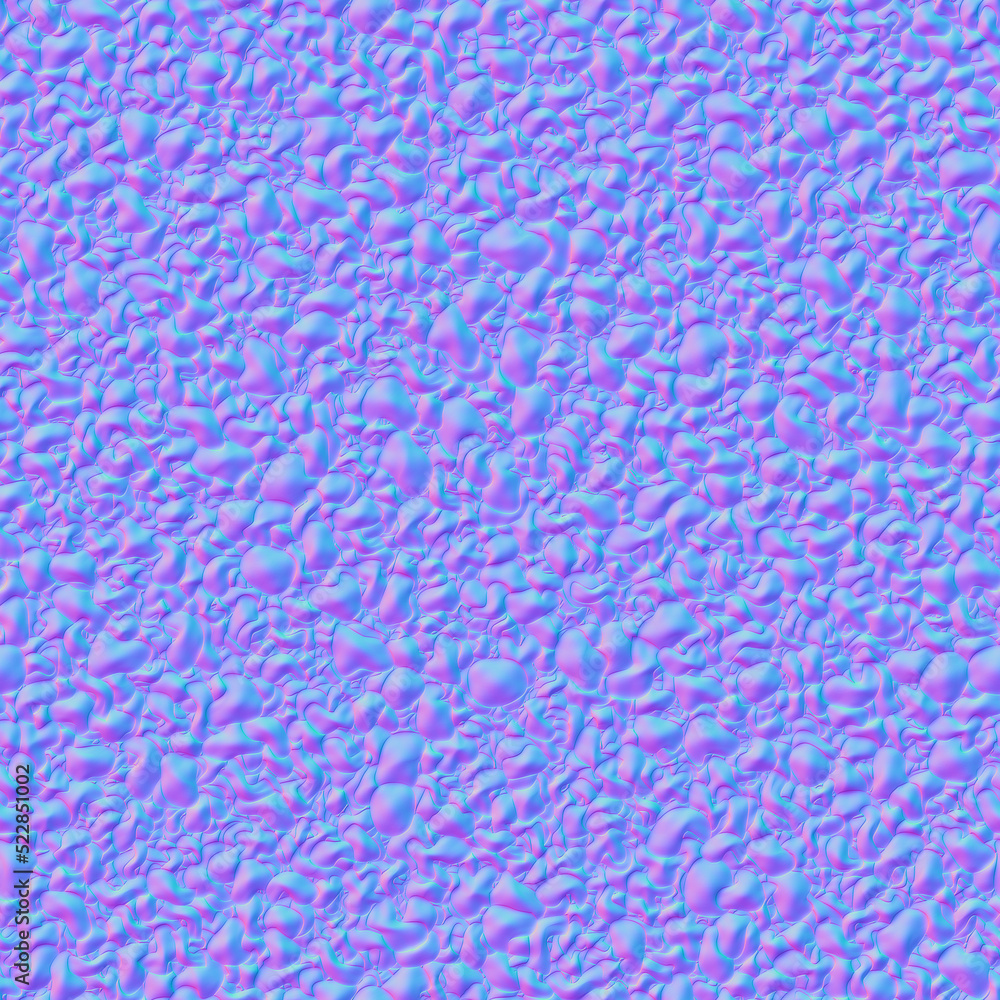 Normal map of sherpa seamless pattern with fur texture. Bump mapping of ...