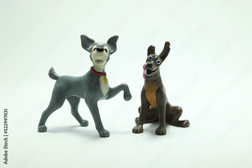 Foto de Stock Dog toy from the movie Lady and the Tramp. Dante ...