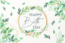 Happy Birthday Abstract Flowers Free Stock Photo - Public Domain Pictures
