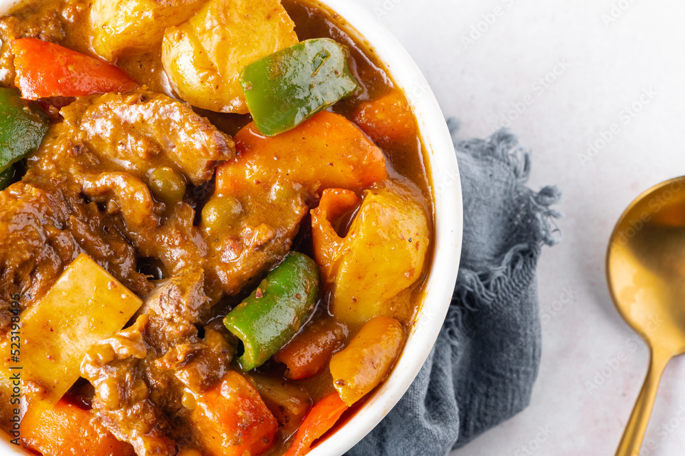 Kaldereta or caldereta is a goat meat stew from the Philippines ...