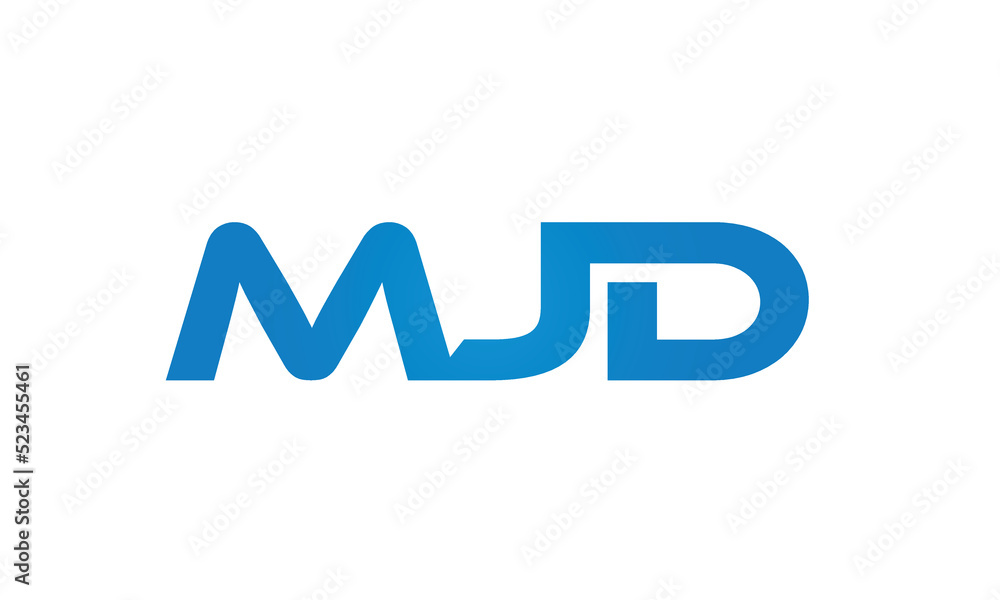 MJD letters linked logo design, Letter to letter connection monogram ...