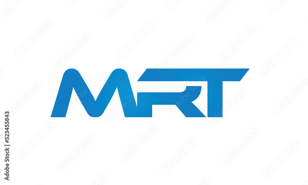 MRT letters linked logo design, Letter to letter connection monogram ...