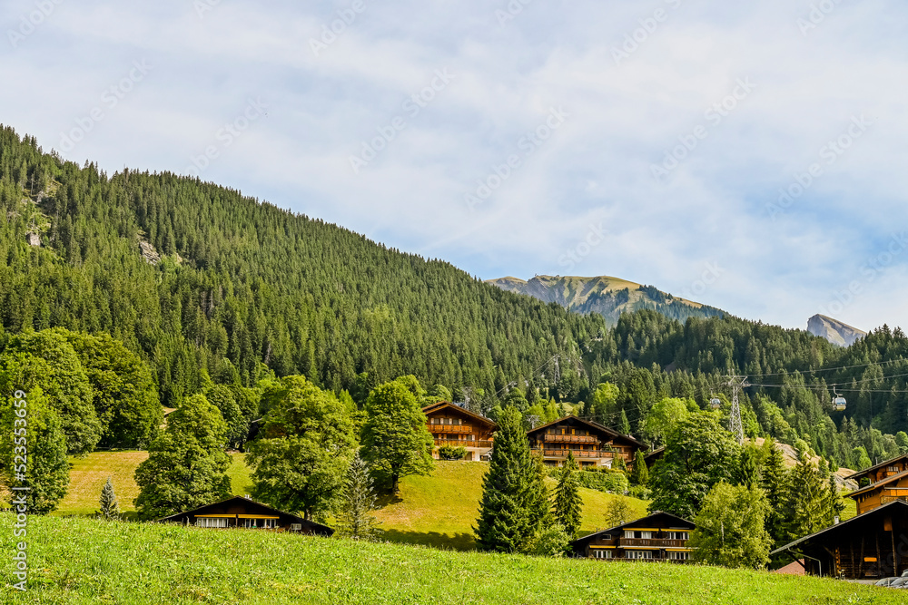 Grindelwald, First, Berner Oberland, Bergstation, Bergbahn ...