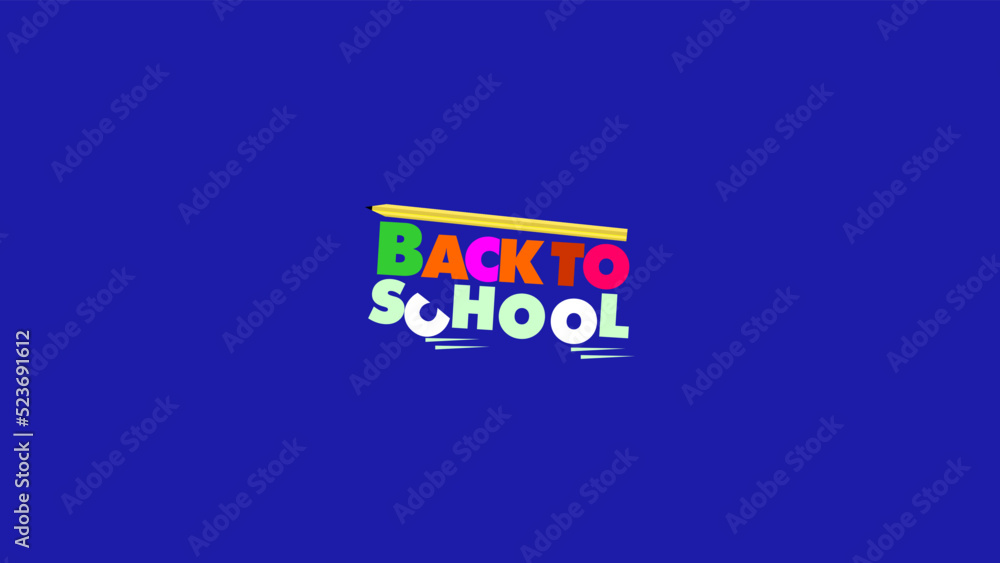 Back to School - Mnemonic - Logo Stock Vector | Adobe Stock