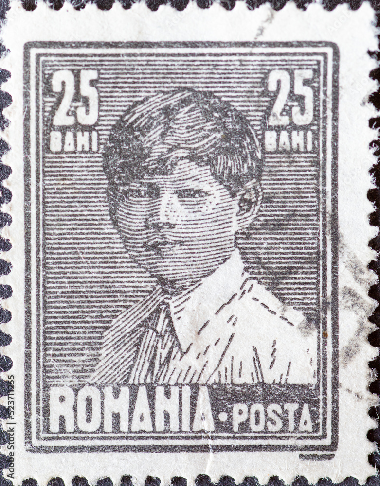 ROMANIA - CIRCA 1928: a postage stamp from Romania, showing the ...