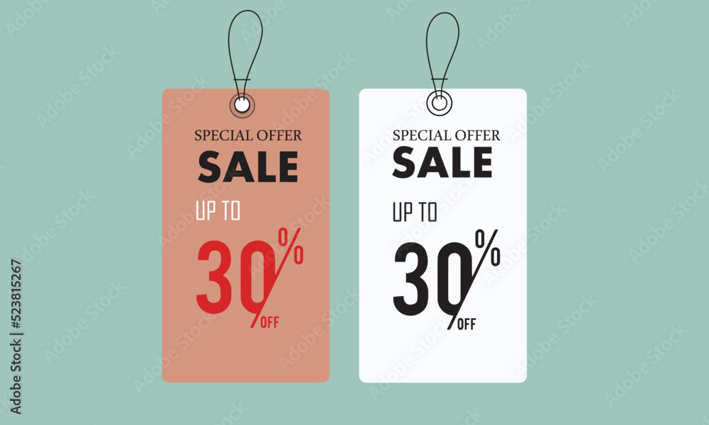 Price Tag Label Mock-up, Gift Tag Printables, Advertising labels and ...