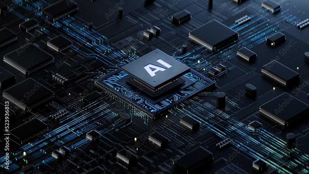 AI, Artificial Intelligence concept,3d rendering,conceptual image ...