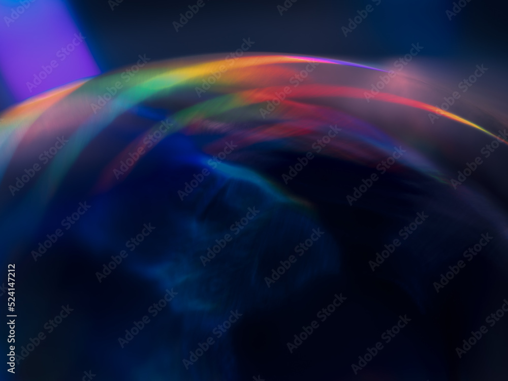 Prismatic Chromatic Holographic Aesthetic Neon Lights lines blur ...