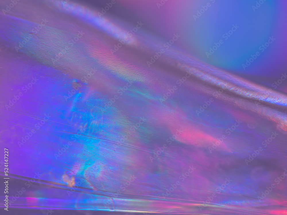 Prismatic Chromatic Holographic Aesthetic Neon Lights lines blur ...